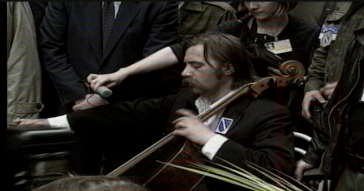 ‘Cellist of Sarajevo’ Seen Playing in Bosnia