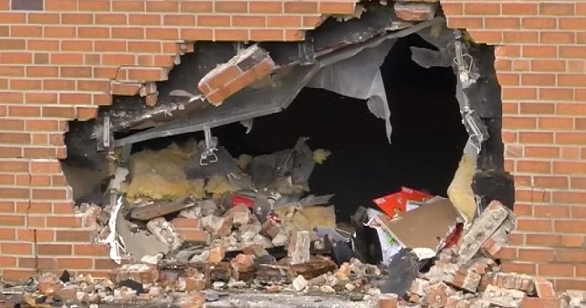 Car Crashes Into Elementary School