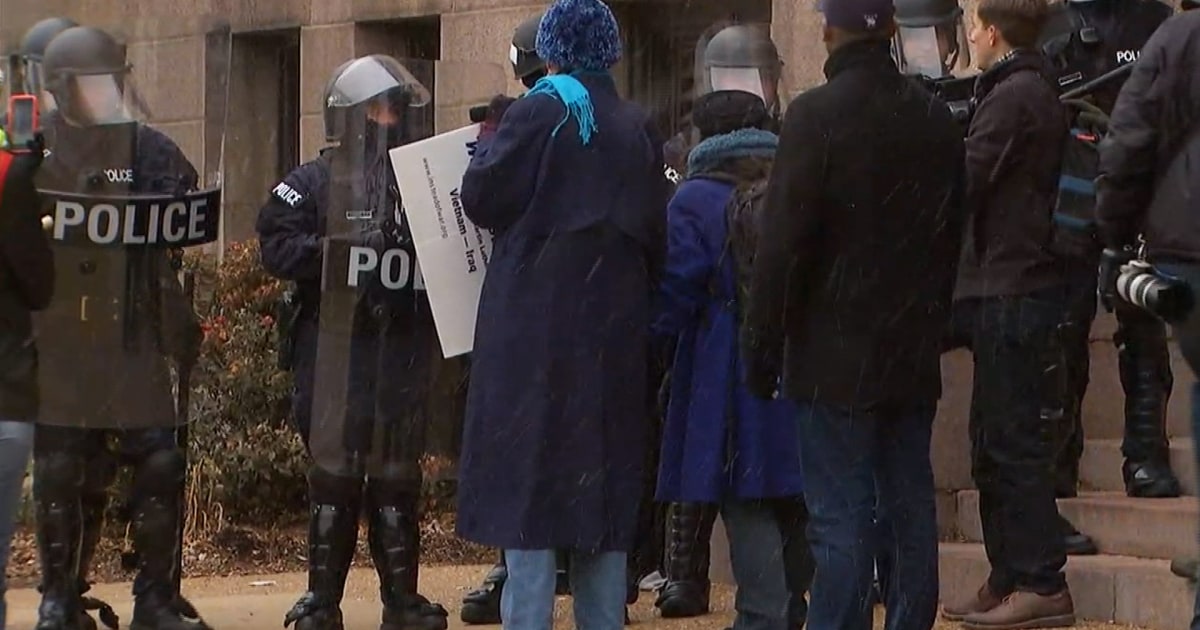 Ferguson Protesters Storm City Hall in St. Louis