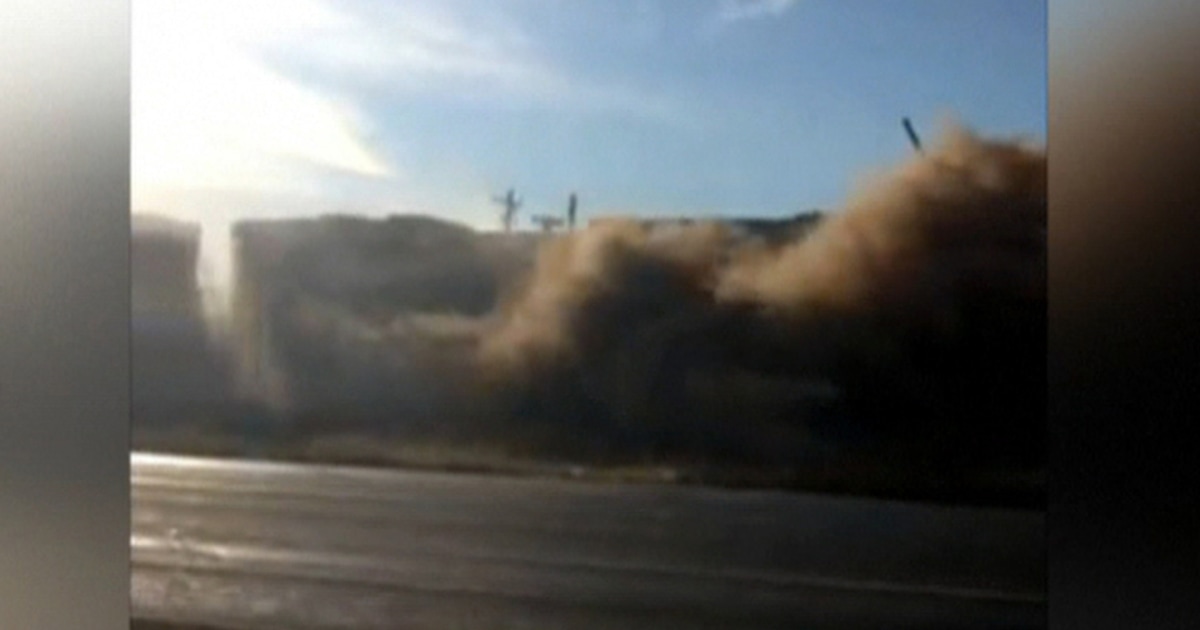 Dramatic video captures train vs. truck crash