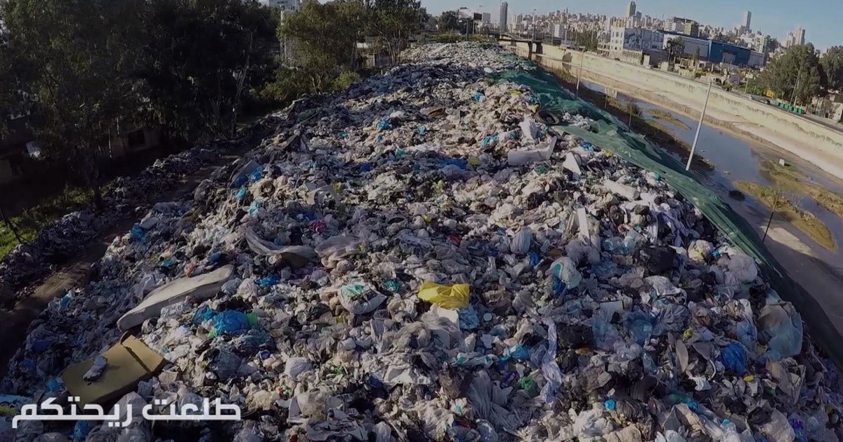 Piles of Trash Choke Beirut