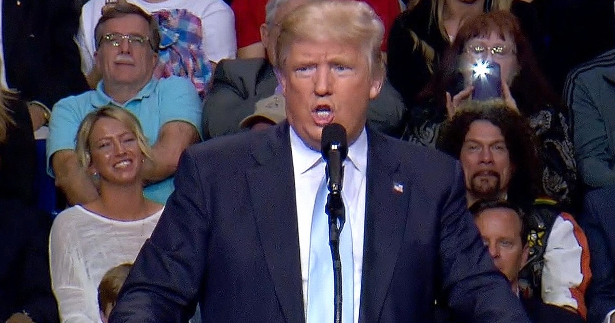 Trump Gives a 'Pledge' to Audience to Vote For Him