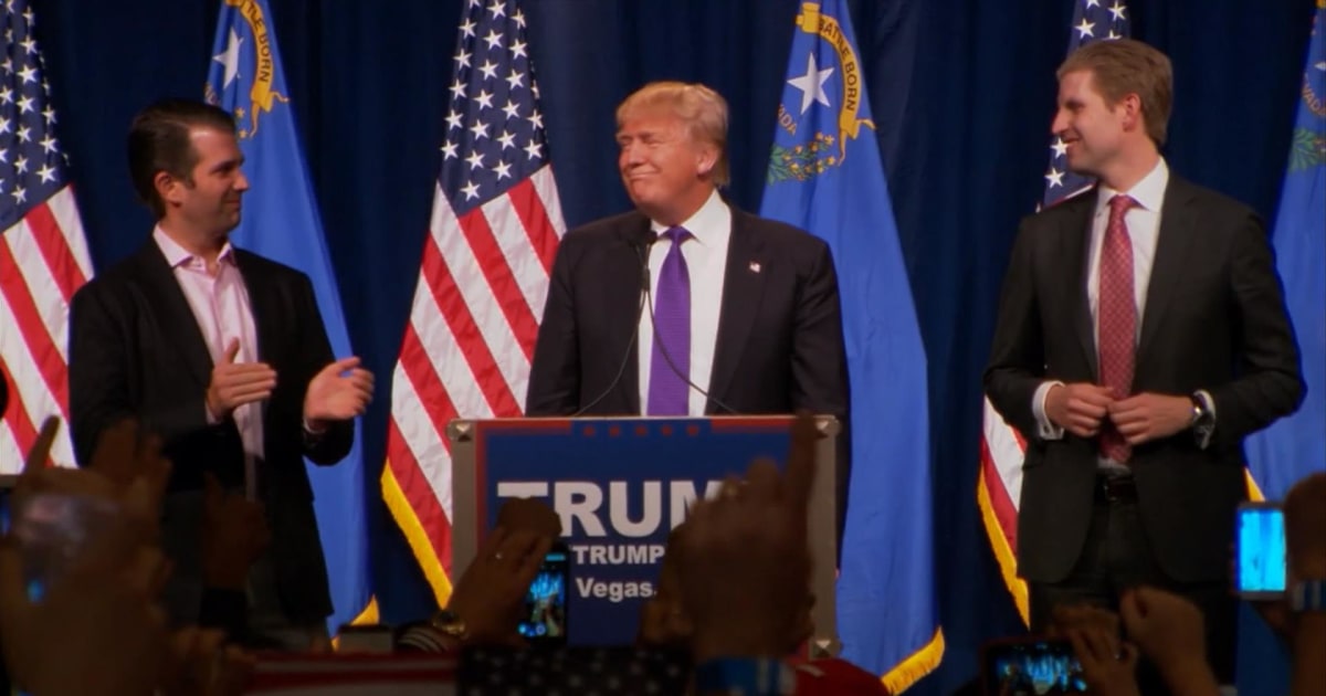 Trump: 'We're Winning Winning Winning'