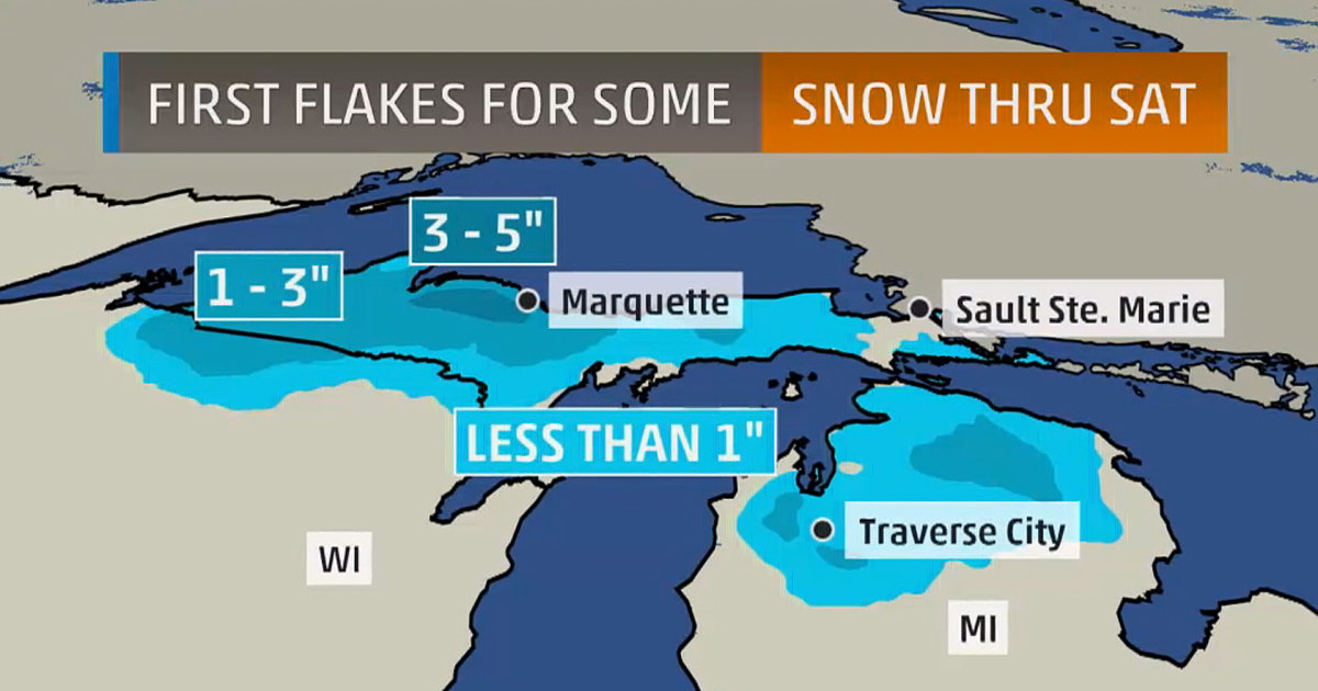 First Snowfall On Its Way