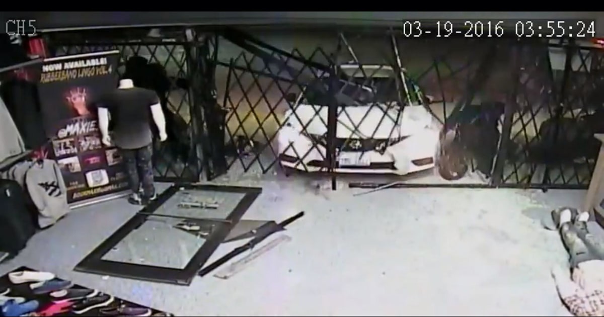 Surveillance Video Captures 'Smash and Grab'