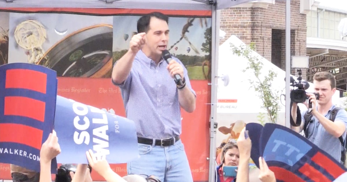Scott Walker to Protester: 'I Am Not Intimidated by You Sir'