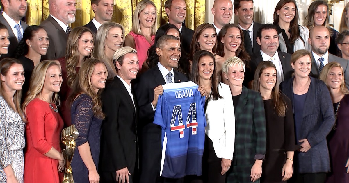 POTUS to US Women's Soccer Team: 'Playing like a Girl Means You're a ...