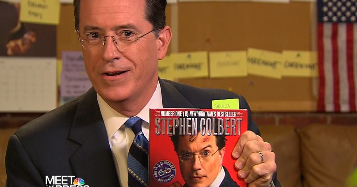Colbert breaks down his new book