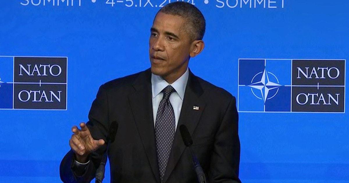 Obama to Russia: Big Countries Can't Just Stomp On Little Countries