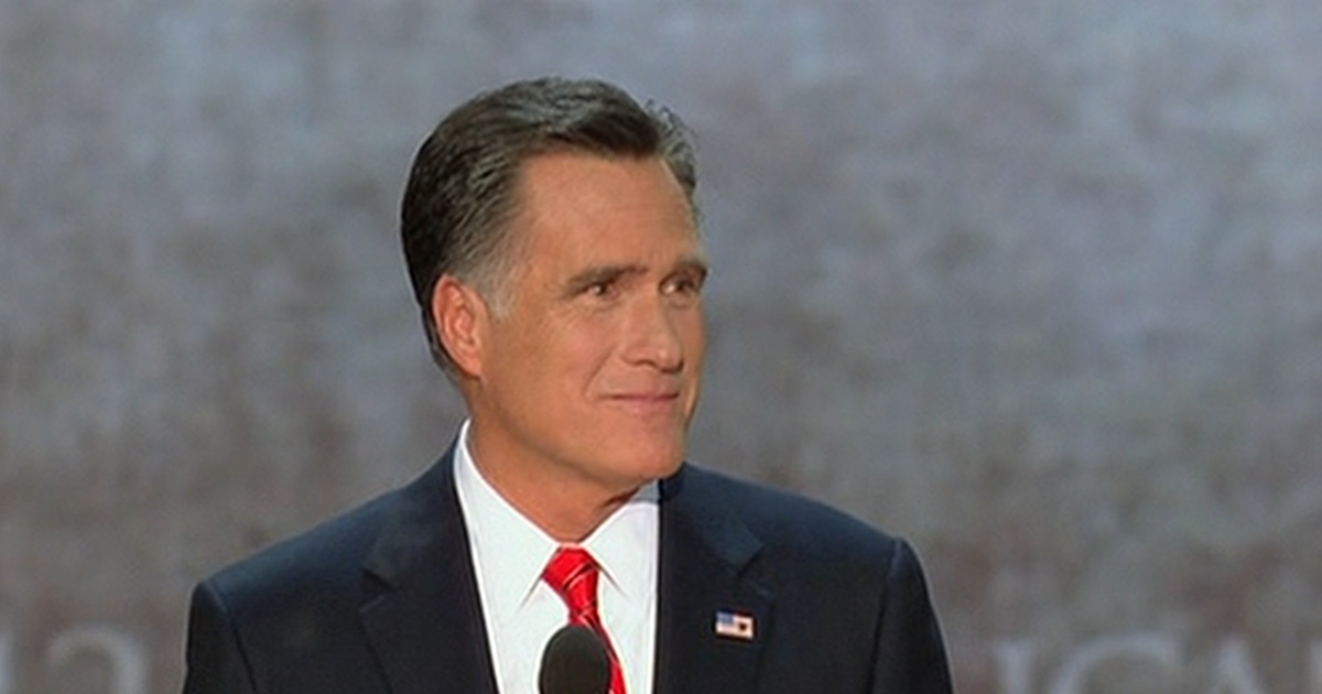 Romney accepts GOP presidential nomination