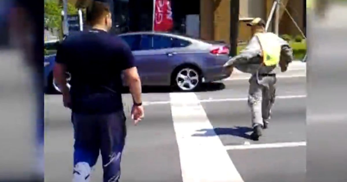 Watch Man Confront Panhandler He Says Was Posing As Veteran