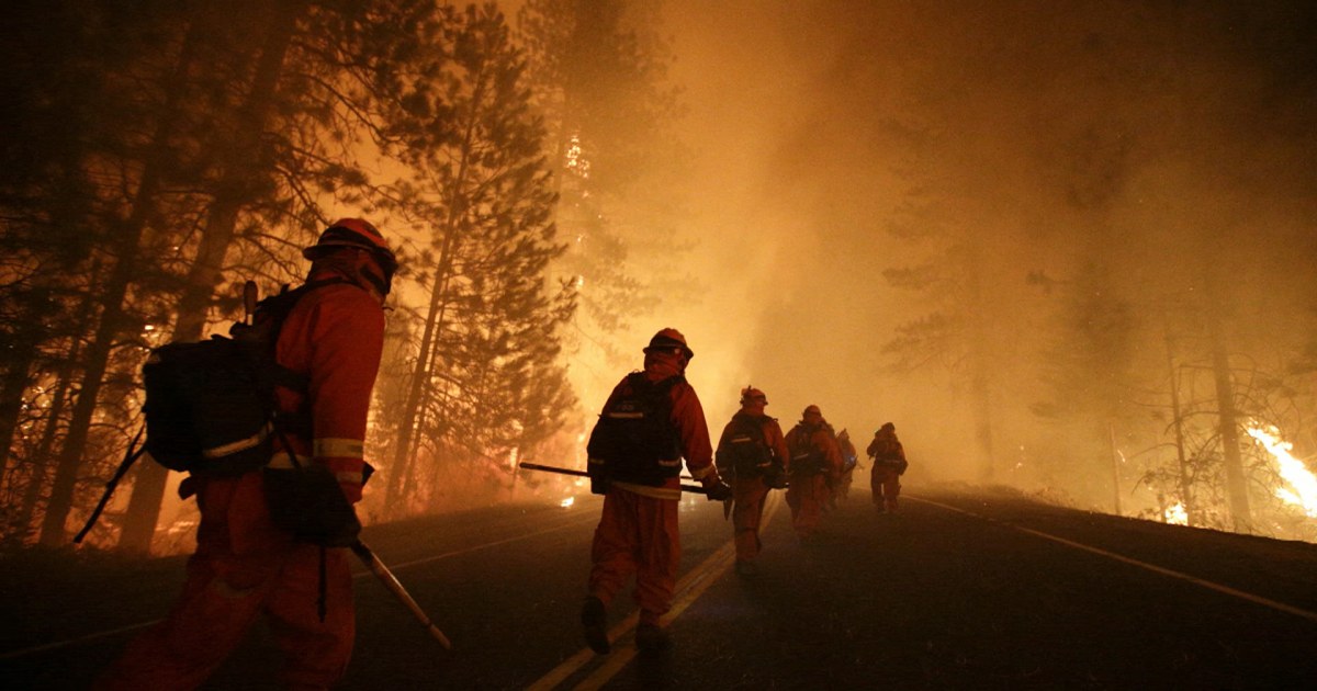 Thousands of firefighters battle Calif. wildfire