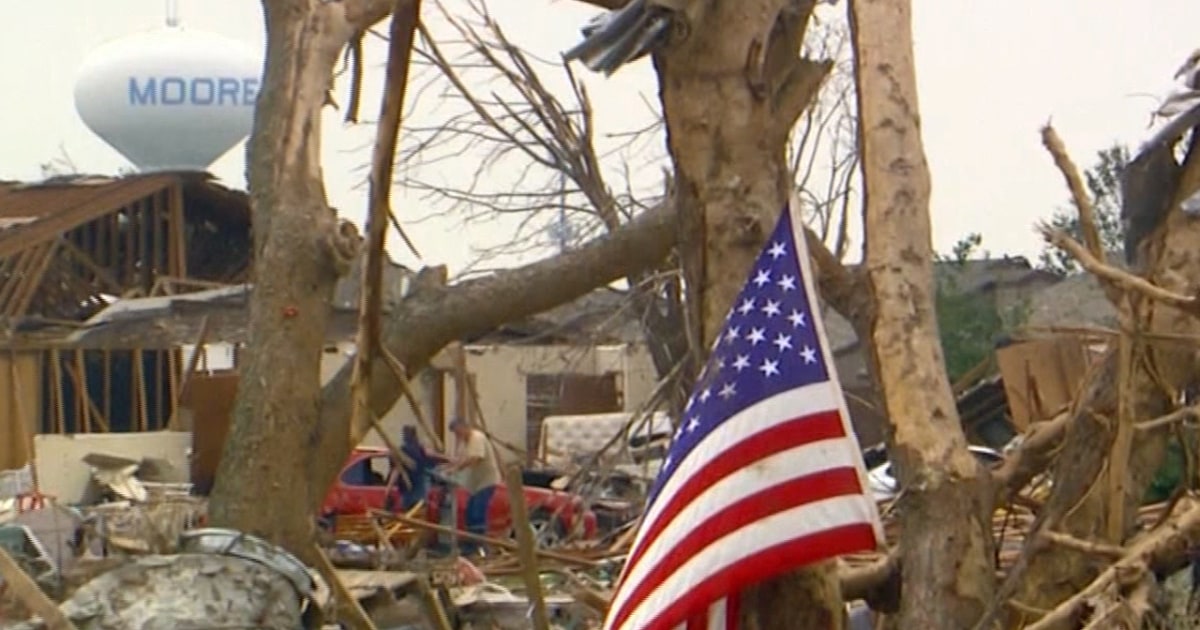 Moore residents show resiliency after storm