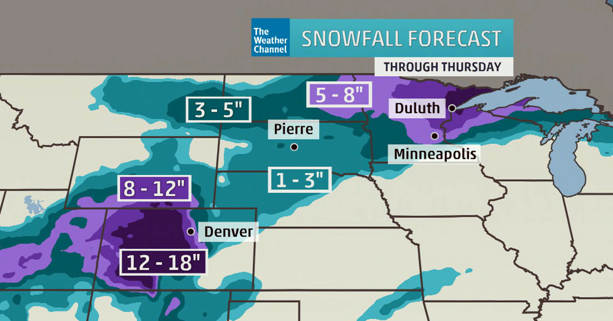 Snowfall slams Midwest