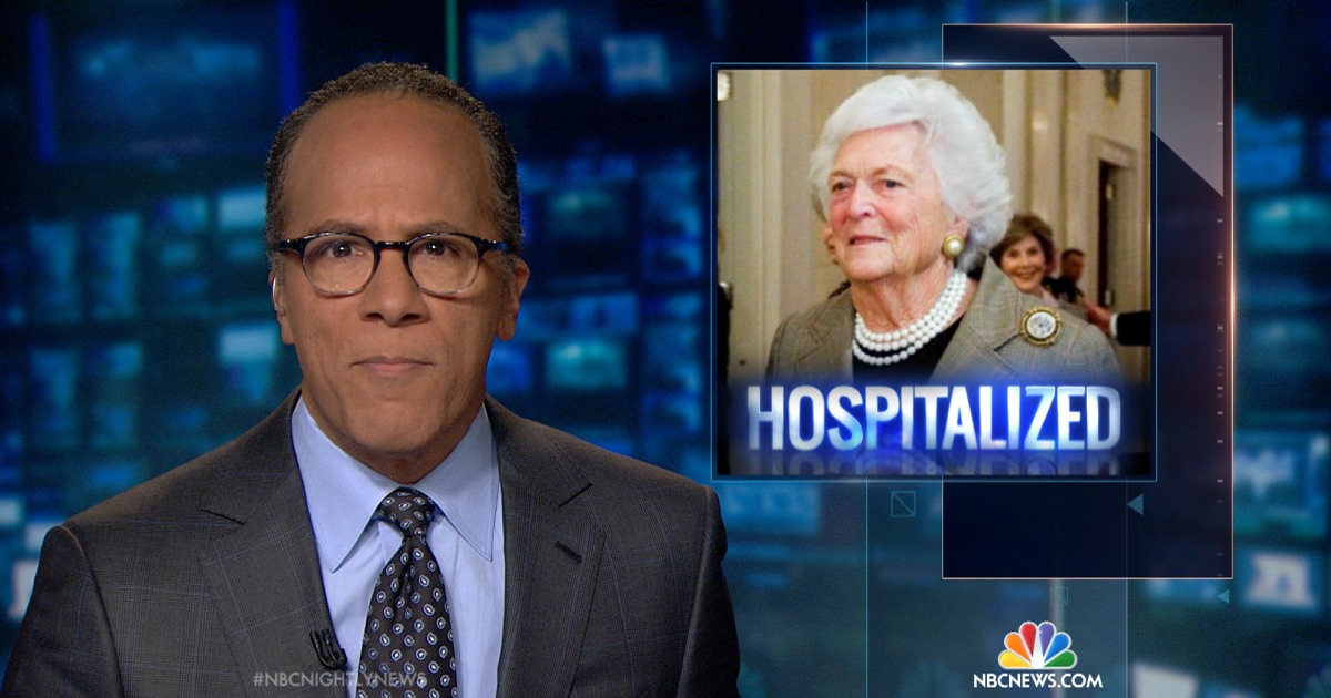 Barbara Bush Hospitalized