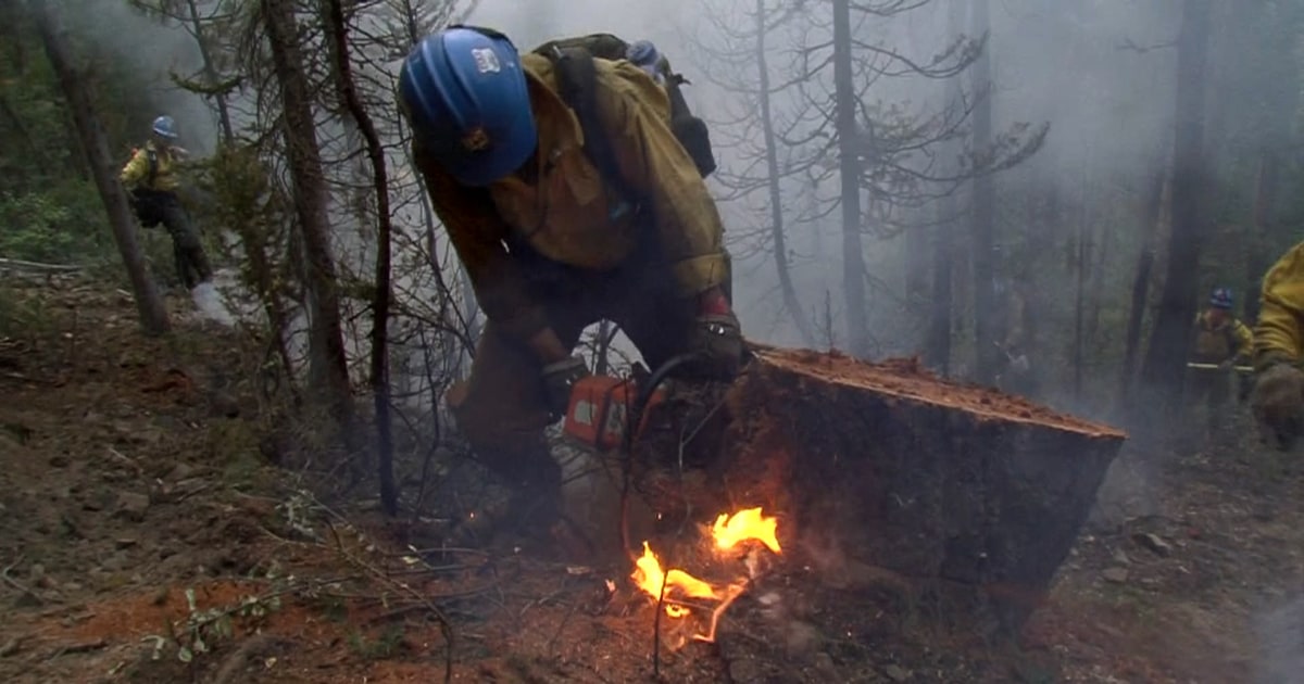 Hotshot crew’s blitz to battle the blaze