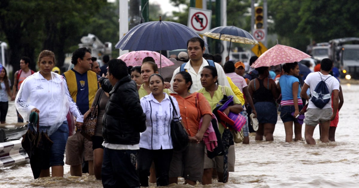 Mexico hit by two big storms