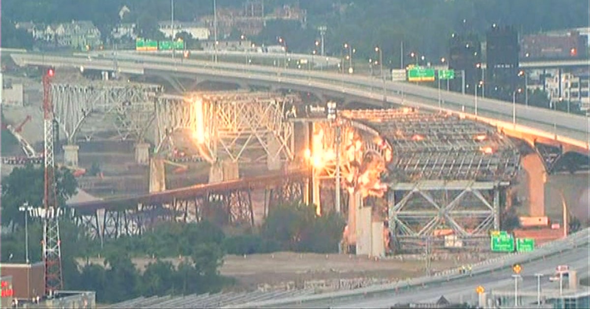 Bridge Demolition Rocks Cleveland