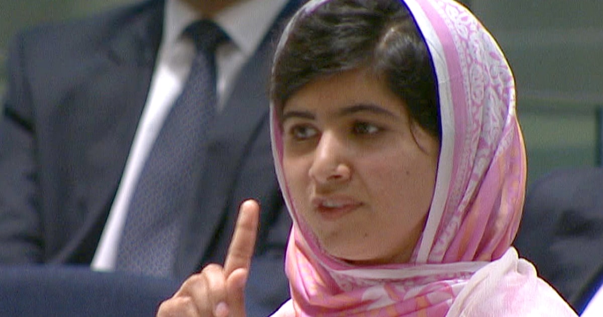 Malala, Pakistan shooting survivor, stands strong for women’s rights