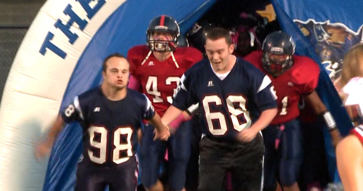 Special needs kids find joy on football field