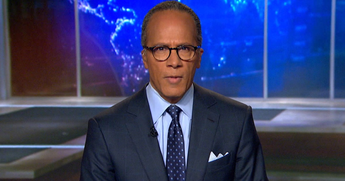 October 27: Nightly News Sunday broadcast
