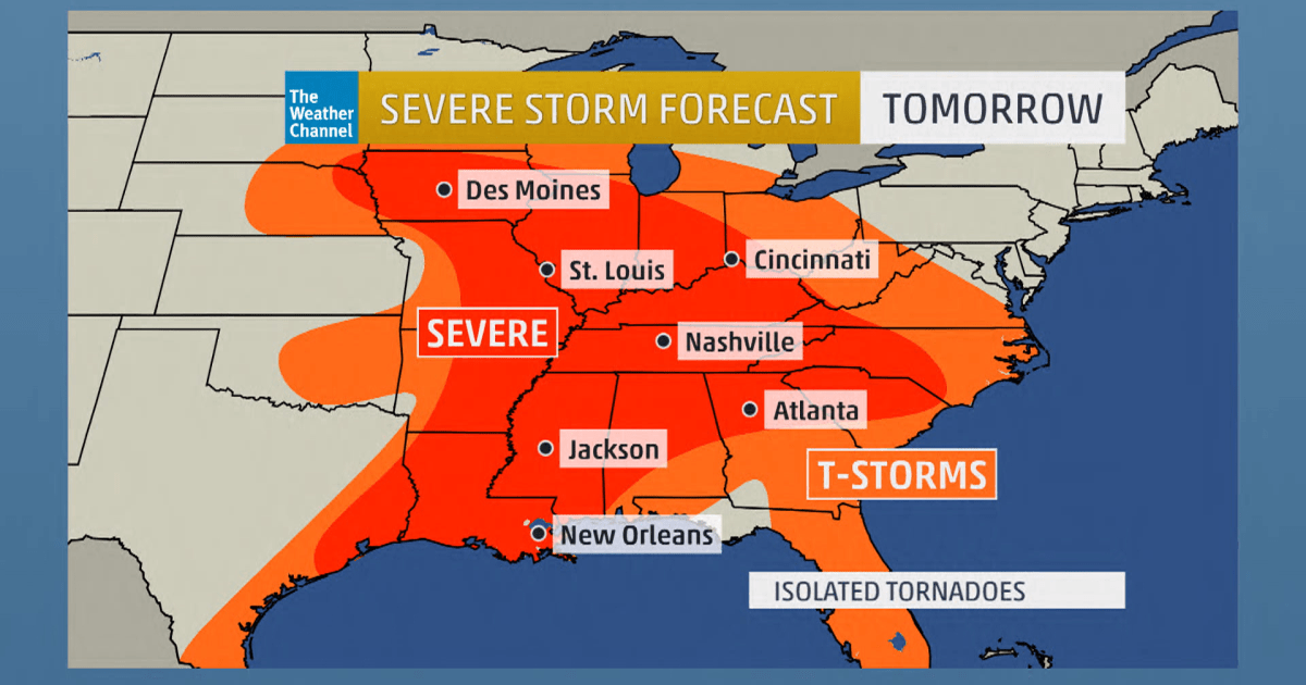 Get the Week’s Severe Storm Forecast