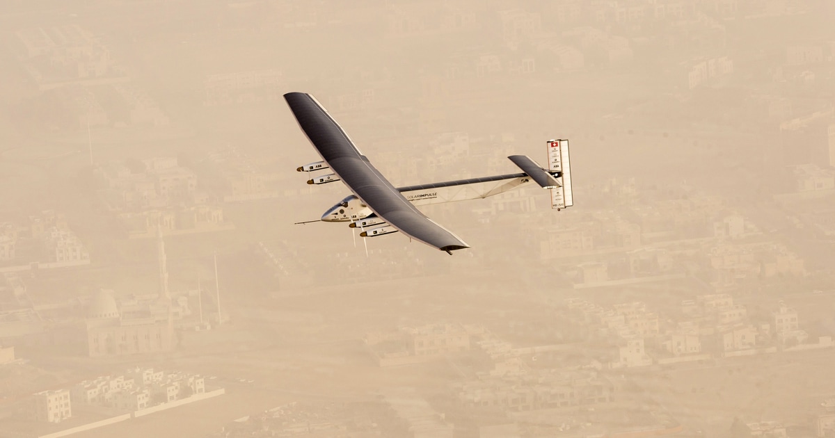 Solar Plane Starts Historic Journey