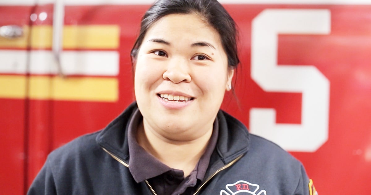 First Asian-American Woman for FDNY Adjusts to Firehouse Culture