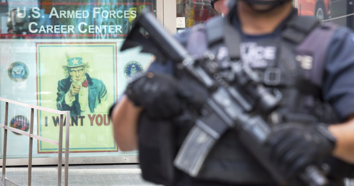 Should Military Recruiters Carry Guns?