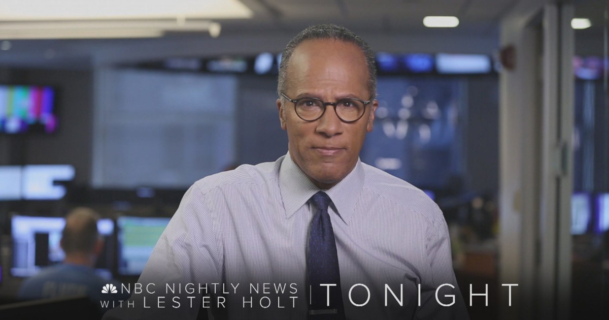 Coming Up on NBC Nightly News (October 18)
