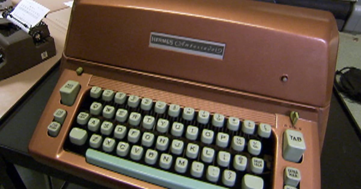 ‘The typewriter is not dead’