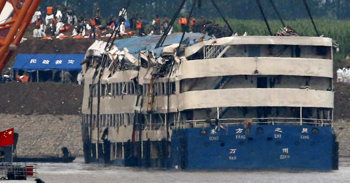 Capsized Cruise Ship Raised as Anger Among Relatives Grows