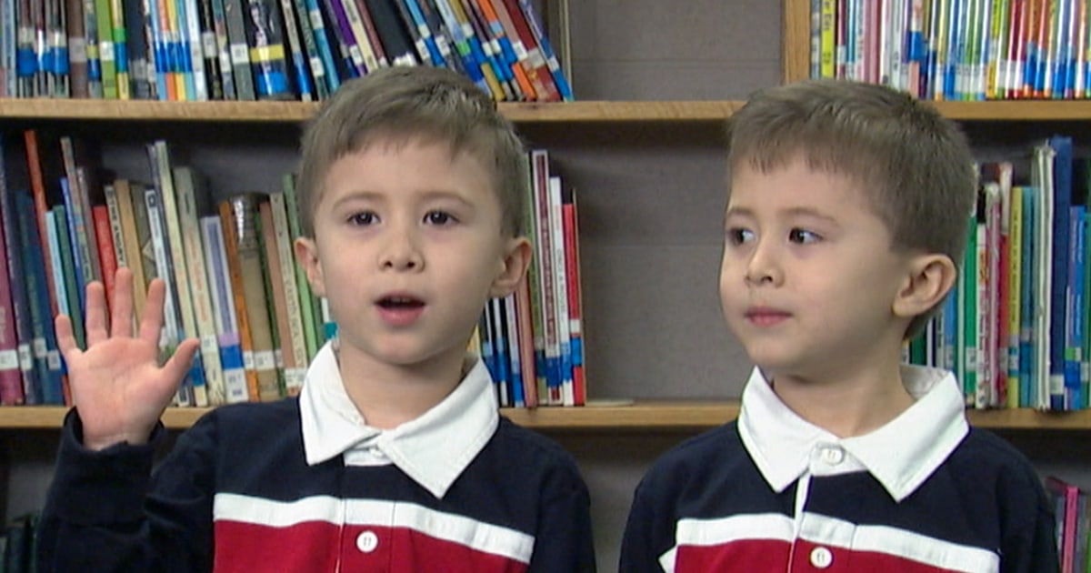 15 pairs of twins, 1 elementary school