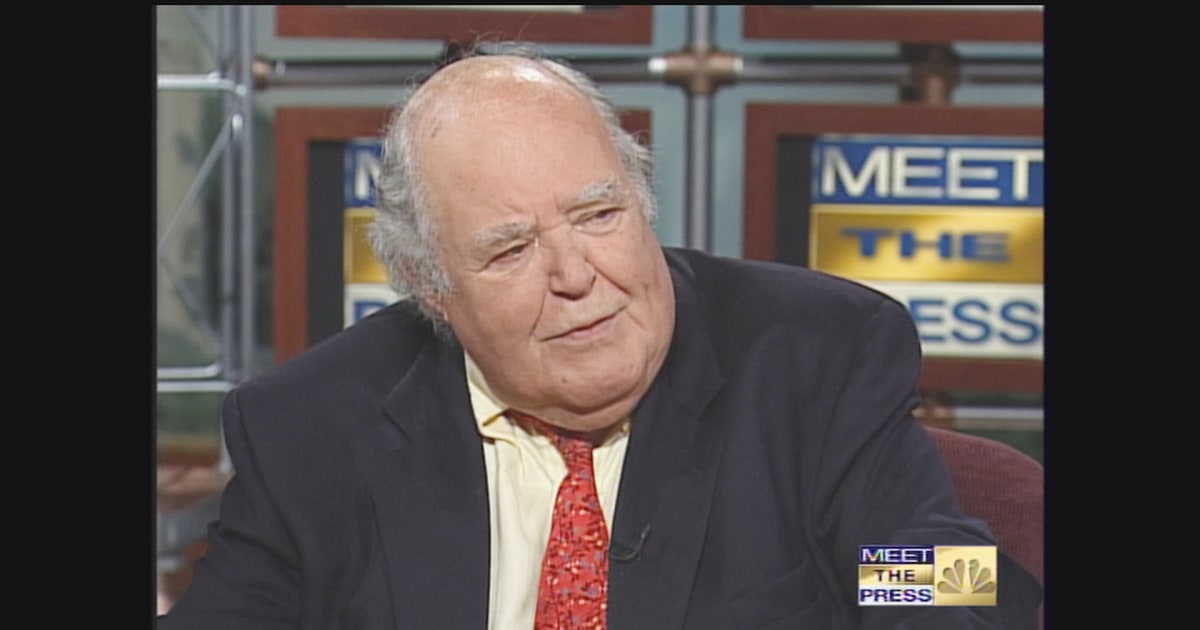 MTP Flashback: Jack Germond on MTP – August 20, 2000