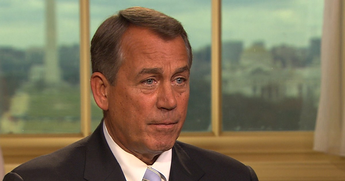 House Speaker Boehner defends his choice of language