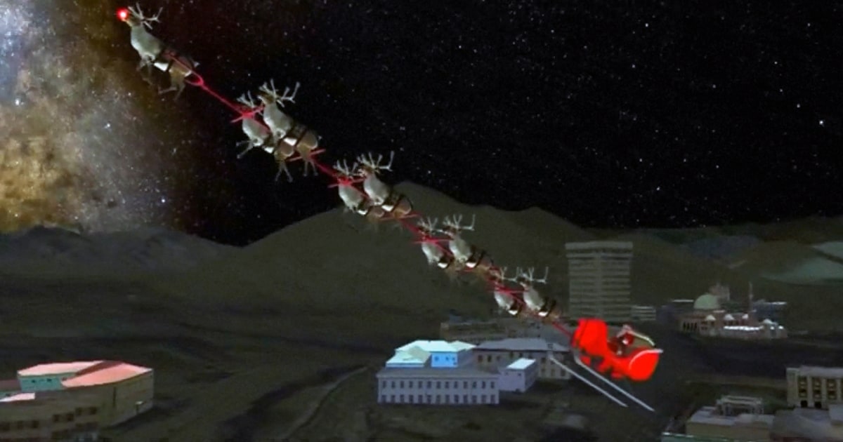 Santa Takes Off For Christmas Eve!