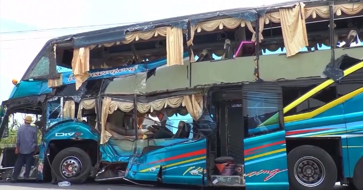 Video Captures Moment Train Ploughs Into Bus at Railway Crossing