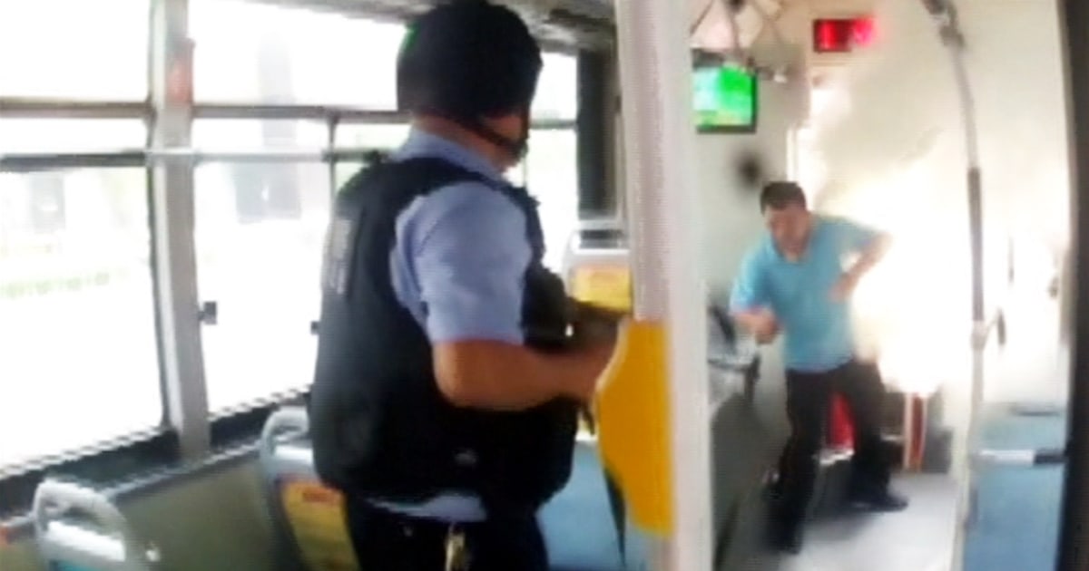 Caught On Camera: Hero Bus Driver Takes On Hijacker