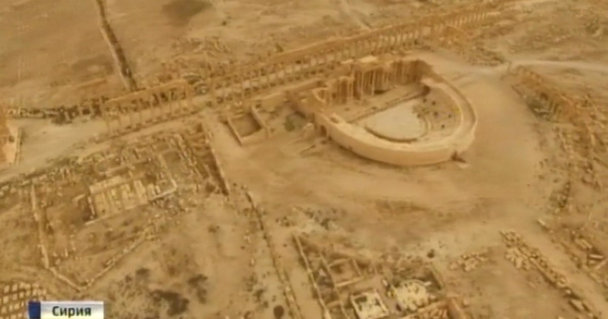 Drone Footage Shows Fierce Battle For Historic City of Palmyra