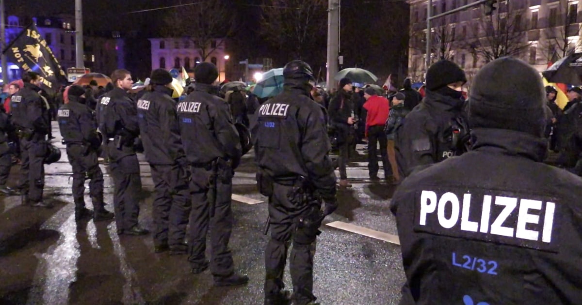 Right-Wing Protesters on the March in Germany