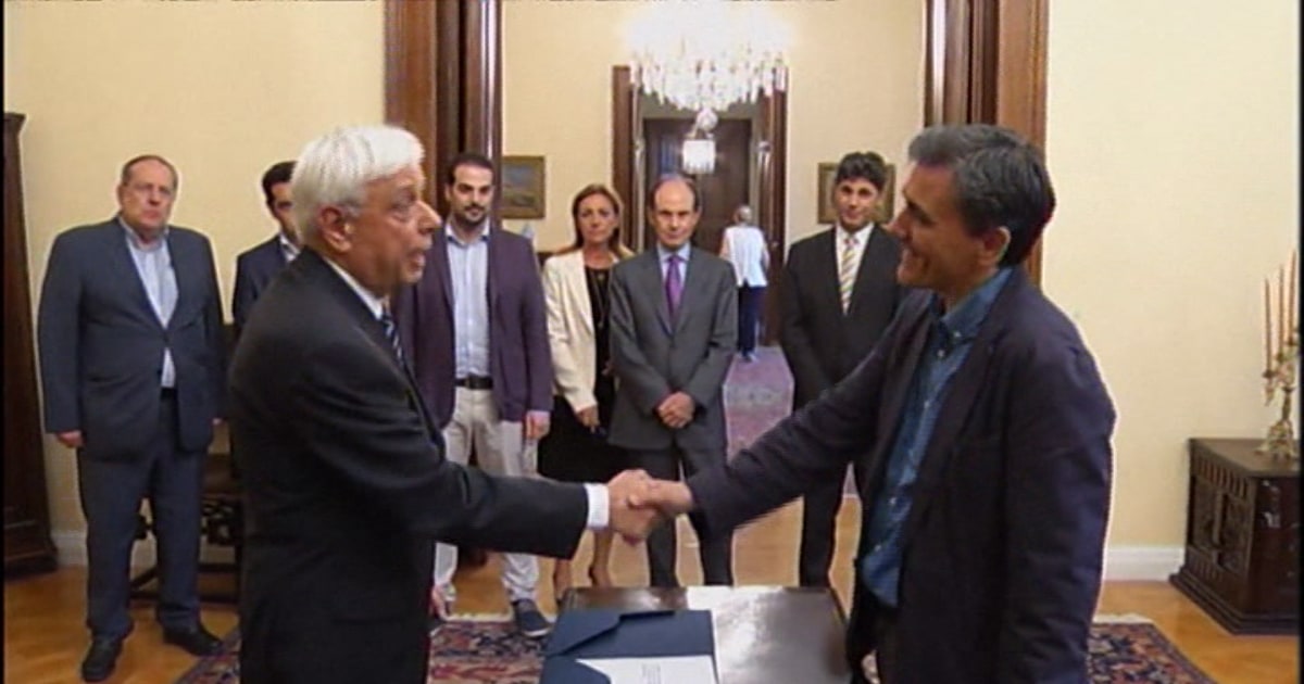 New Greek Finance Minister Sworn in