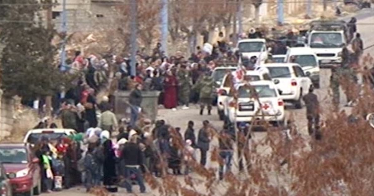Relief Convoy Arrives in Starving Syrian Town of Madaya