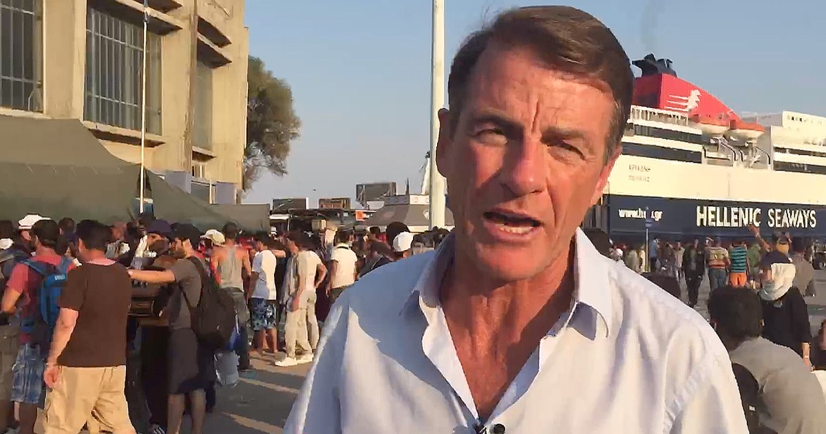 Bill Neely Reports from Lesbos on the Island’s Refugee Crisis