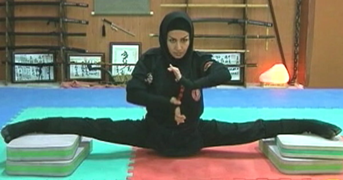 Iranian women learn ninja moves