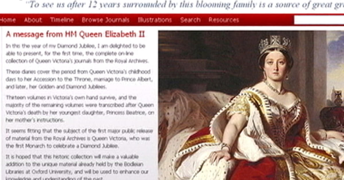 Queen Victoria's diaries go online