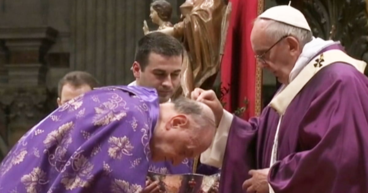 Pope Francis Celebrates Ash Wednesday Mass