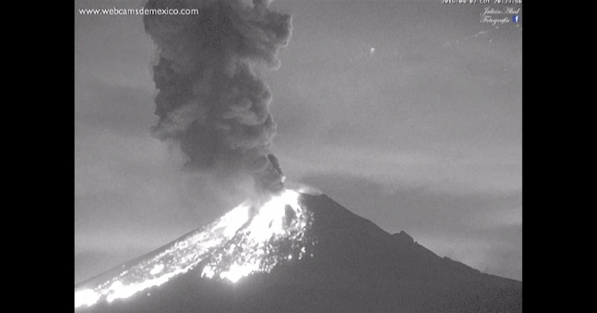 Watch Mexican Volcano's Spectacular Eruption