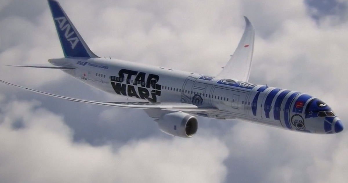 Design for 'Star Wars' Themed Jet Unveiled by Japanese Airline