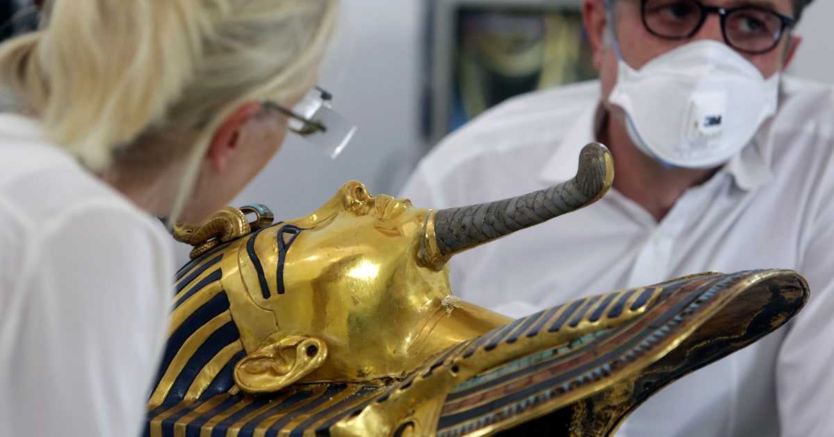 Tutankhamun's Beard To Be (Properly) Restored by German Team