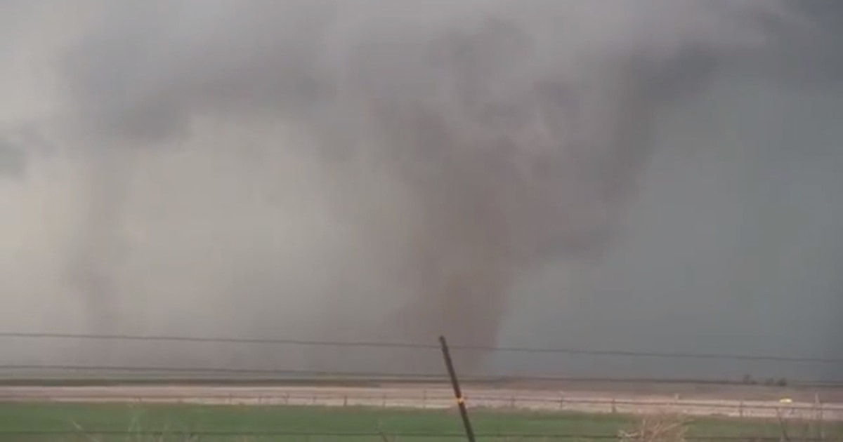 Funnel Cloud Formation Captured on Camera in Texas